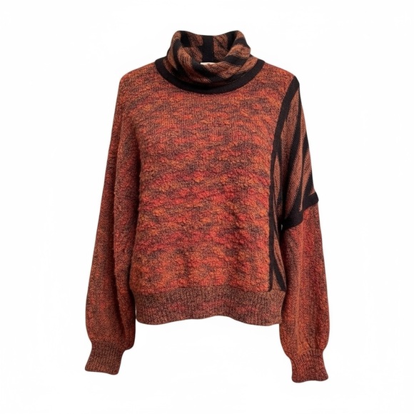 Bleyle | Sweaters | Vintage Bleyle Cowl Neck Sweater In Burnt ...